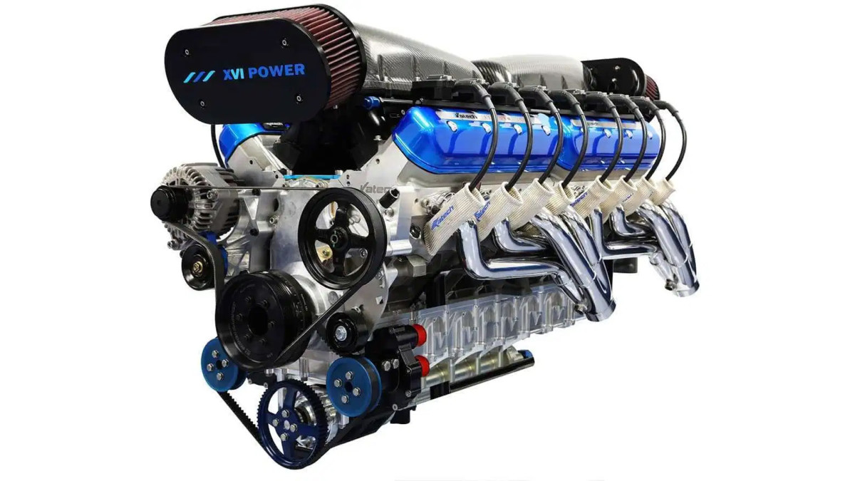 Sixteen Power's 2,200-hp V16 marine engine ready for automotive use ...
