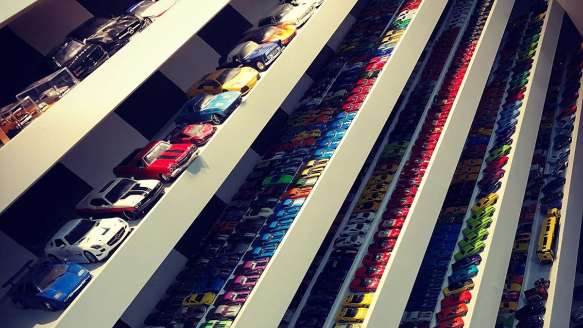 New Orleans artist Curren$y shows off a toy car collection to envy ...