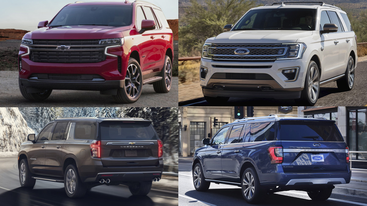 2021 Chevy Tahoe, Suburban vs. 2020 Ford Expedition: How they compare ...