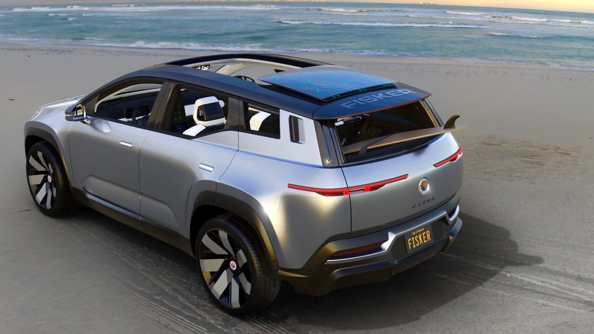 The Fisker Ocean s solar roof opens up in California Mode Autoblog