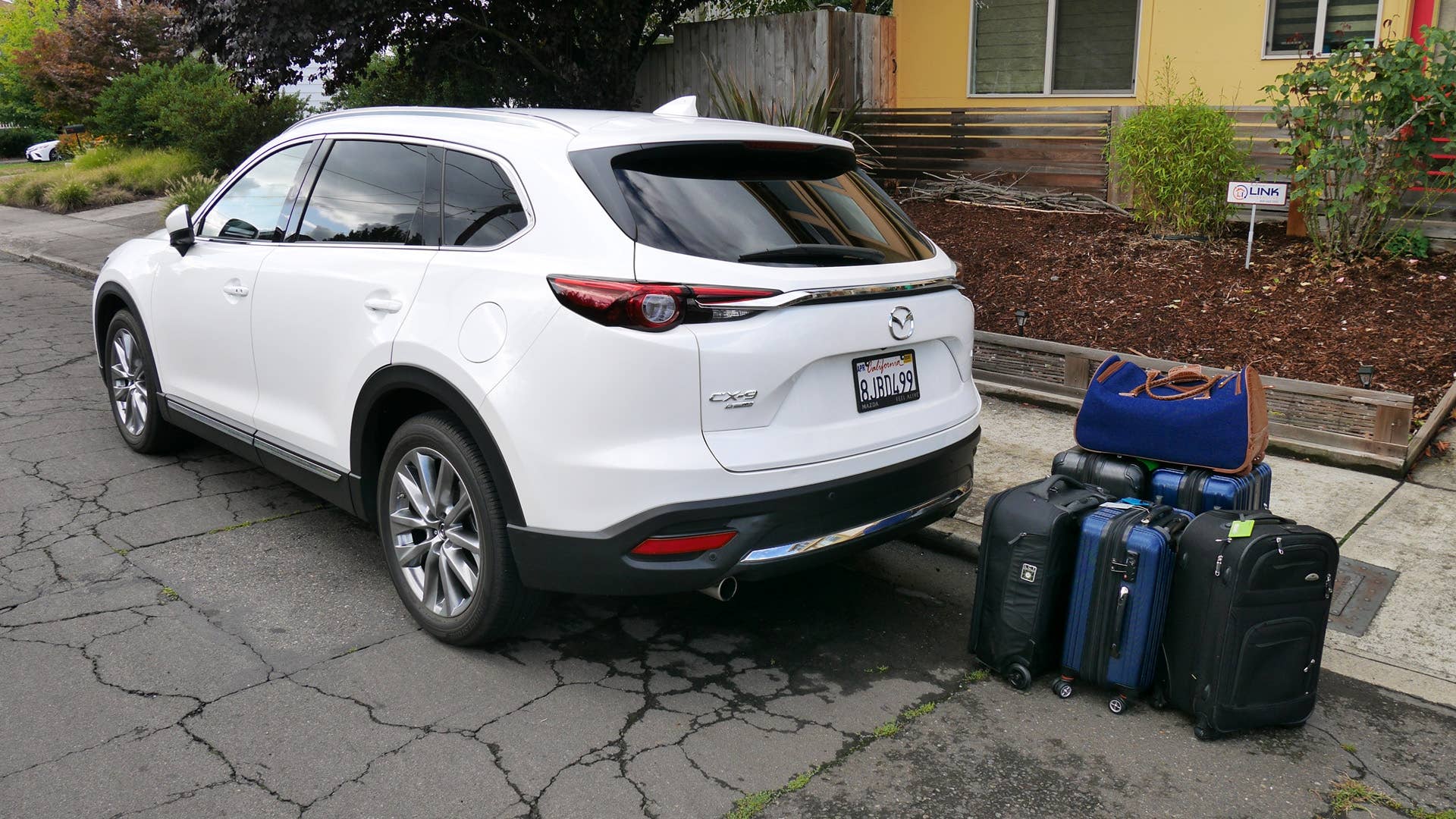 Mazda CX-9 Luggage Test | How much fits behind the third row? - Autoblog