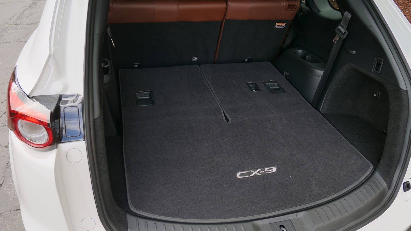 Mazda CX-9 Luggage Test | How much fits behind the third row? - Autoblog