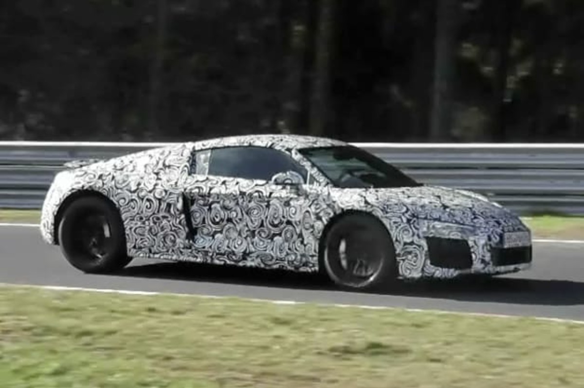 Next Audi R8 seen and heard in this spy video - Autoblog: Car News ...