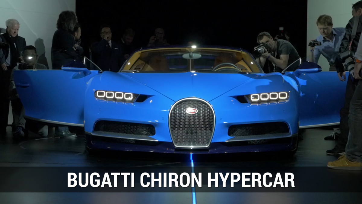 Watch the first Bugatti Chiron media ride-along - Autoblog