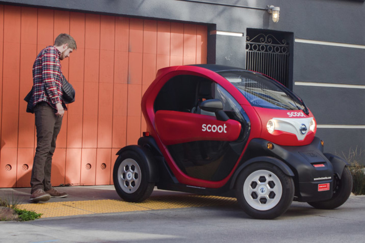The Scoot Quad is Nissan s small step toward EV car sharing Autoblog