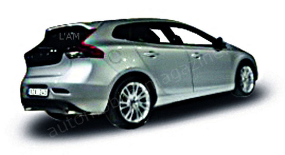 2013 Volvo V40 rear end inadvertently exposed - Autoblog