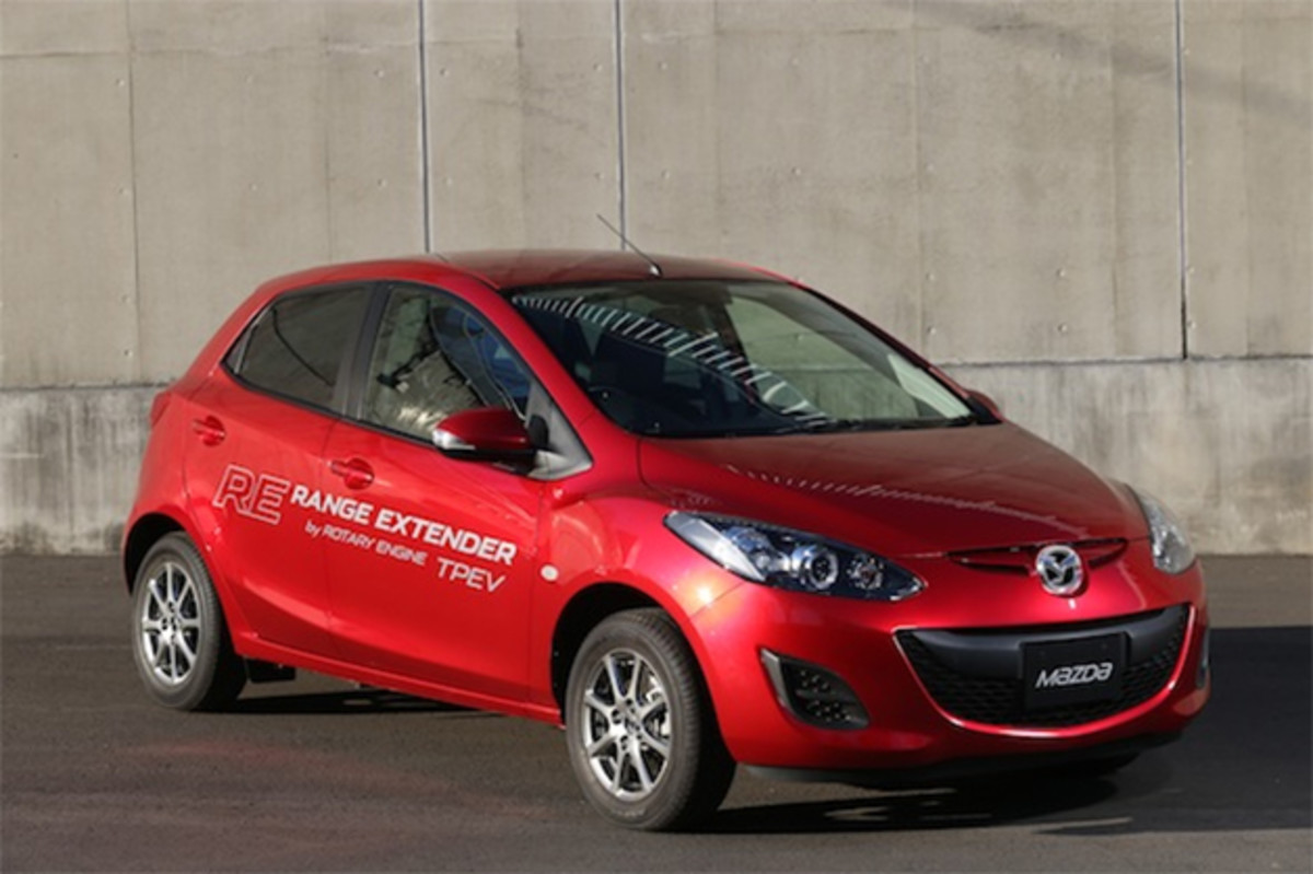 Mazda2 with extended-range hybrid rotary tech shown - Autoblog