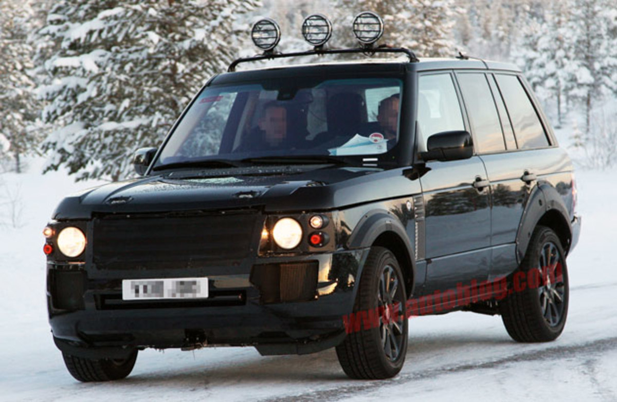 Spy Shots: 2013 Land Rover Range Rover mule spotted winter testing ...
