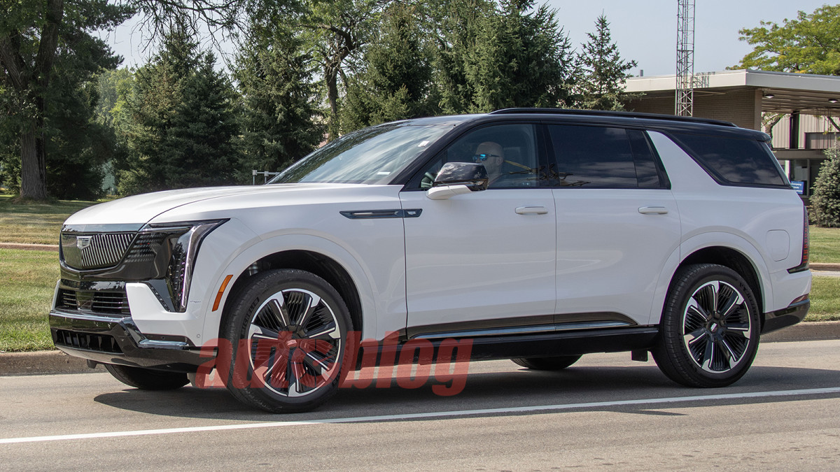Cadillac Escalade IQL caught in spy photos looking long - Autoblog