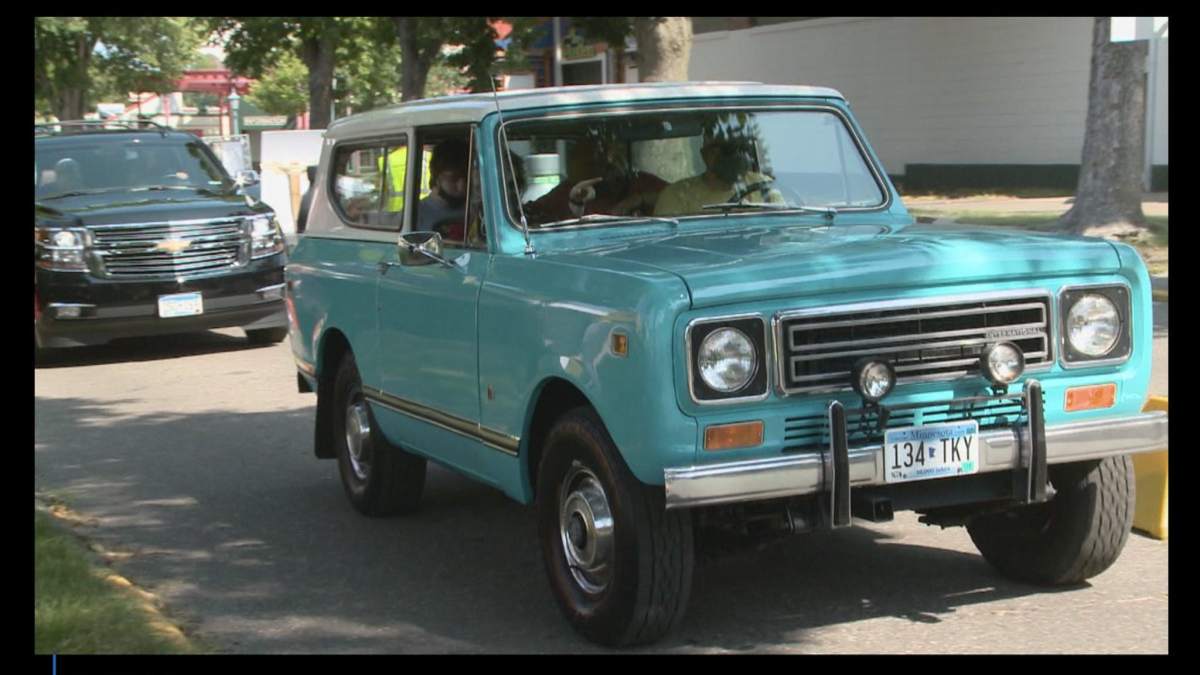 This is VP candidate Tim Walz's 1970 International Harvester Scout ...