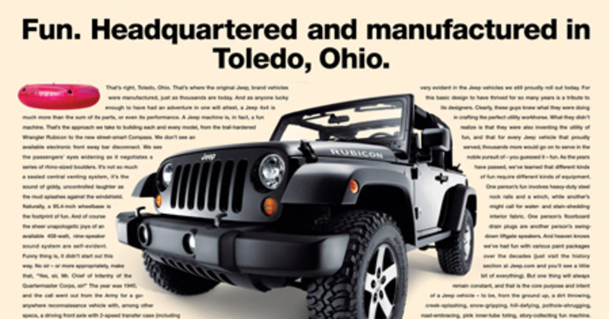 Jeep comes up with new tagline: "Have fun out there" - Autoblog