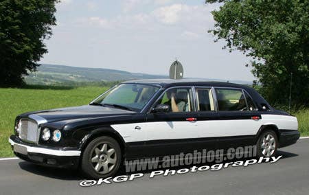 Spy Shots: Really Long-Wheelbase Bentley Arnage - Autoblog