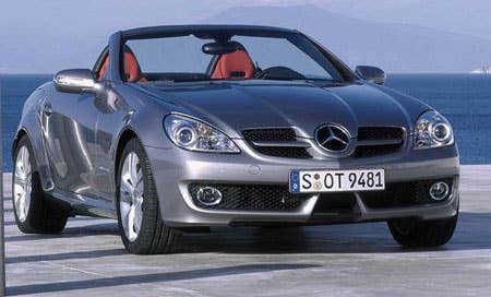 First look at facelifted Mercedes SLK - Autoblog