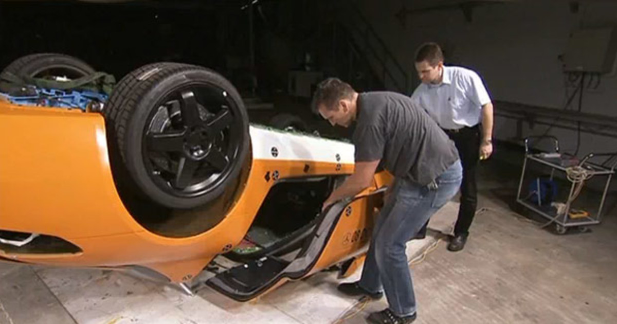VIDEO: Mercedes-Benz SLS AMG crash-test video shows off exploding door ...