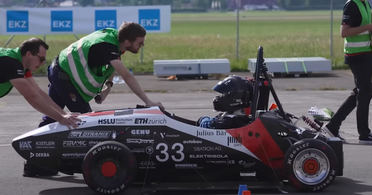 Swiss students just set a mind-bending EV acceleration record - Autoblog