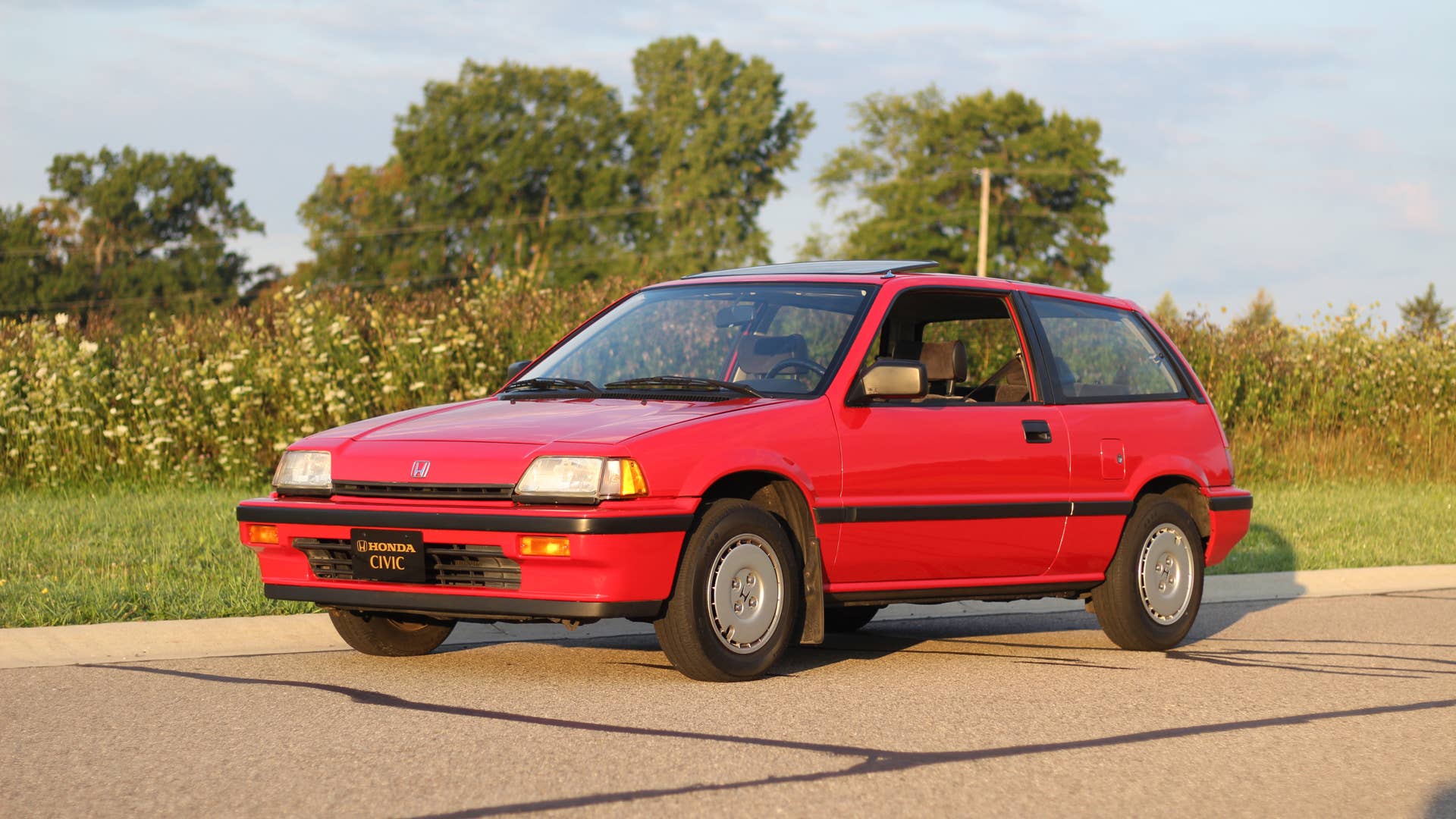 A day in retro Hondas: 1985 CRX Si, 1986 Civic Si and a 1975 Civic ...