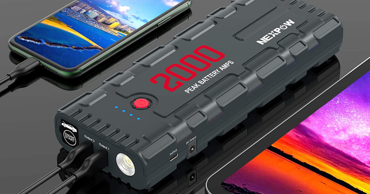 This NEXPOW car jump starter just dropped to its lowest price in over a ...