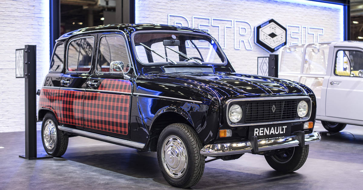 Renault partners with R-Fit to show off EV-converted classics - Autoblog