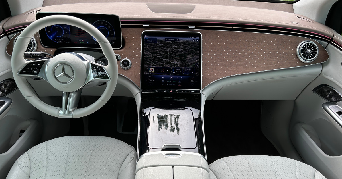 Mercedes-Benz EQE SUV Interior Review: Beautiful, quiet and oh so ...