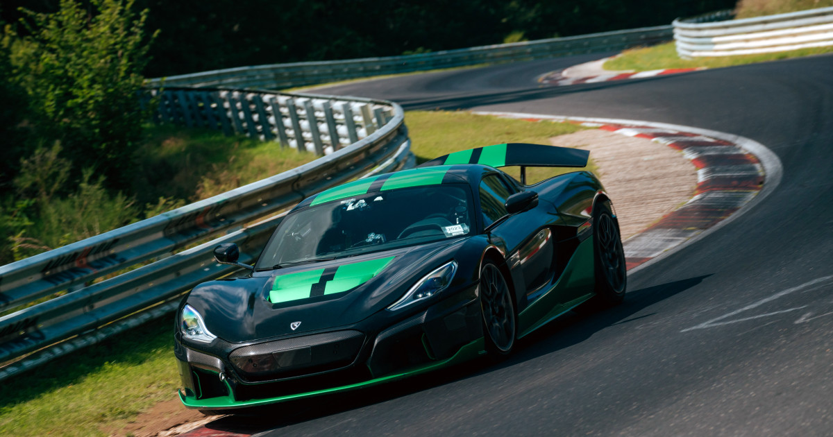 Rimac Nevera Time Attack celebrates a new Nurburgring EV record - Autoblog