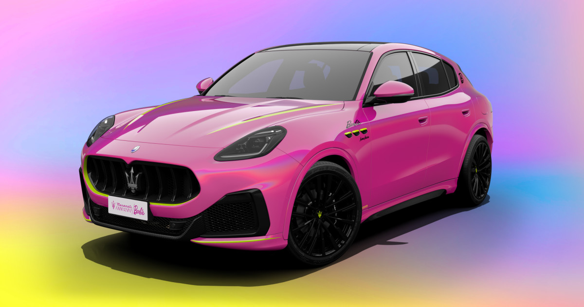 Barbie-themed Maserati Grecale Trofeo: Stick that in your dream house ...