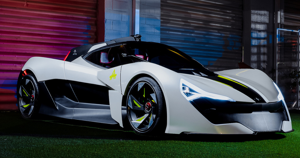 Musician Wyclef Jean reveals Attucks Apex AP0 electric supercar - Autoblog