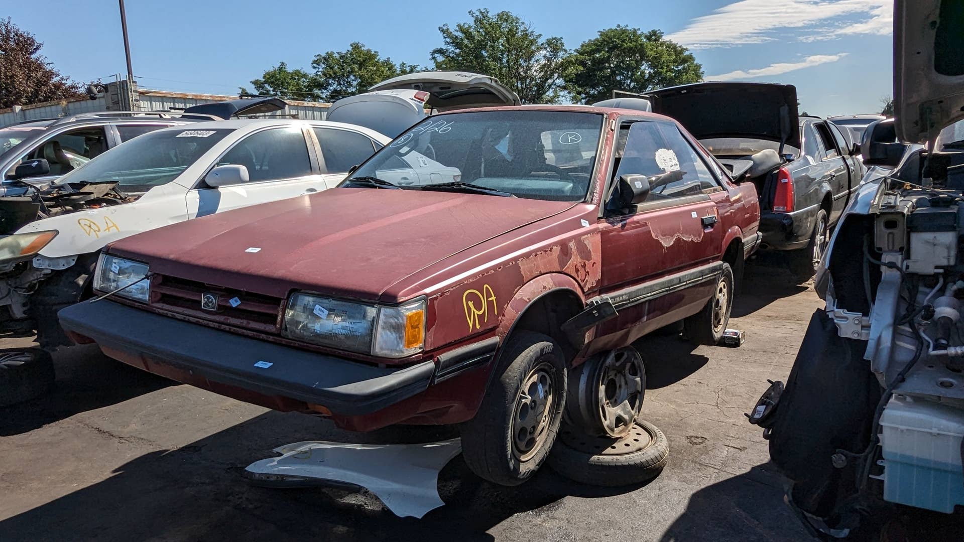 Junkyard Gem: 1987 Subaru GL 4WD Turbo Liftback Coupe - Autoblog