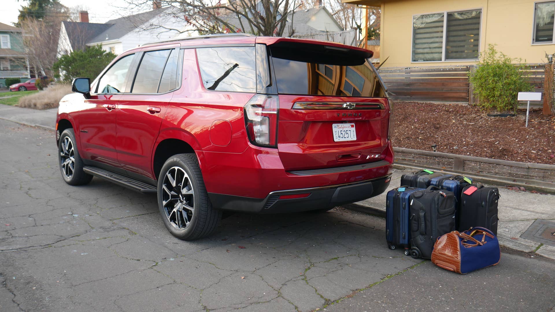 Chevy Tahoe Luggage Test | How much fits behind the third row? - Autoblog