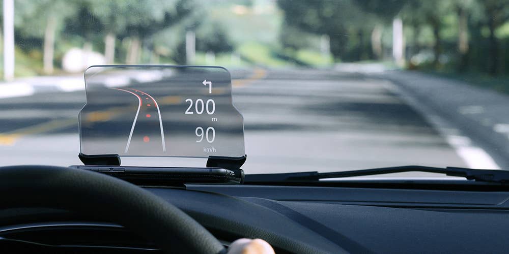 This heads-up navigation display is the safest way to get around, and ...
