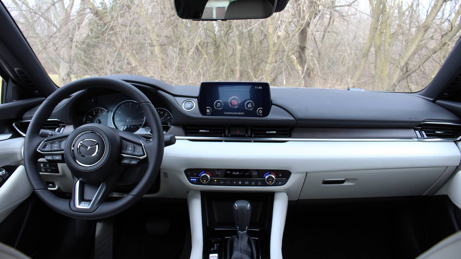 2020 Mazda6 Signature Driveway Test | A luxury car interior with a non ...