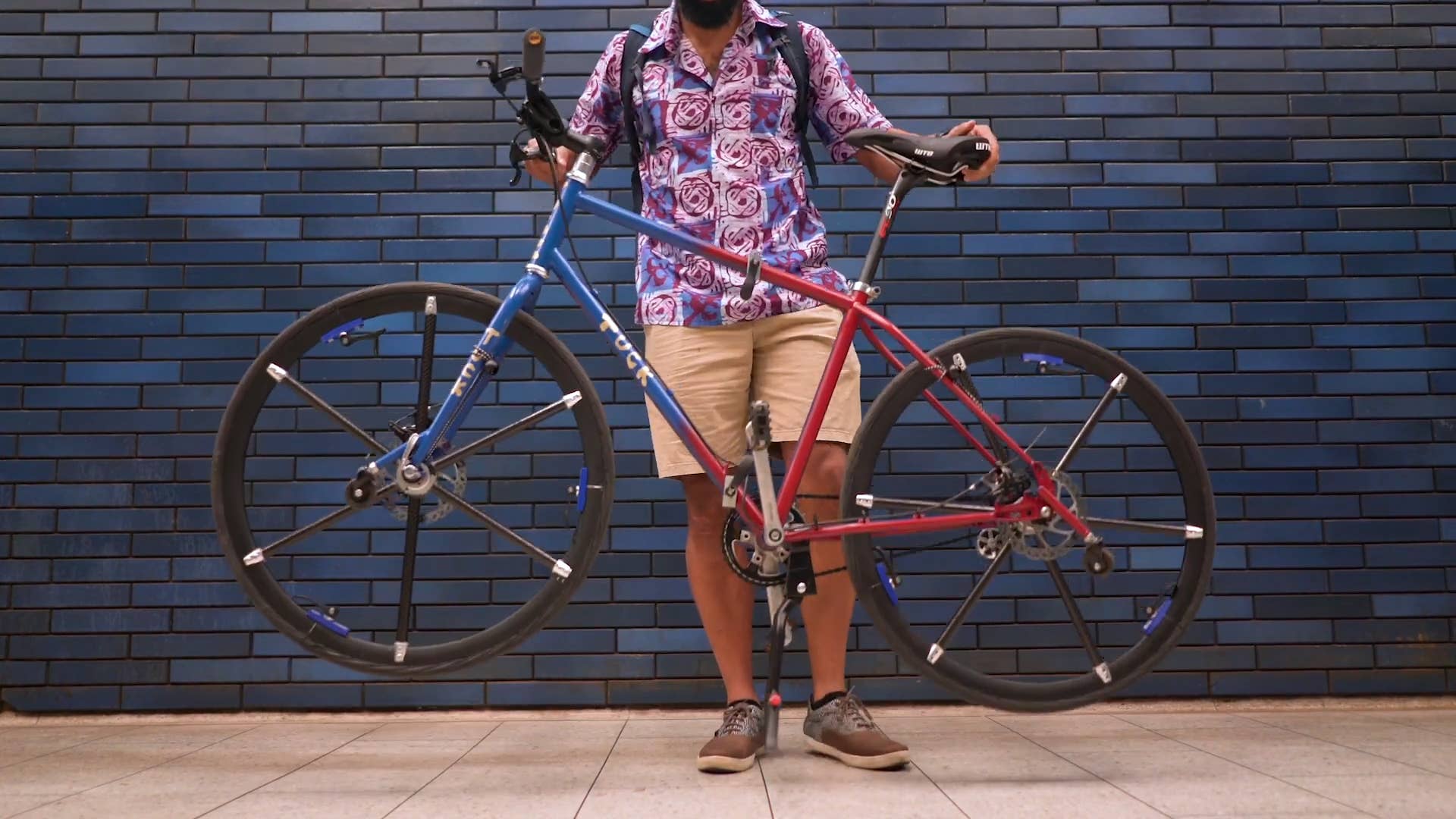 This folding bike features foldable full-sized wheels - Autoblog