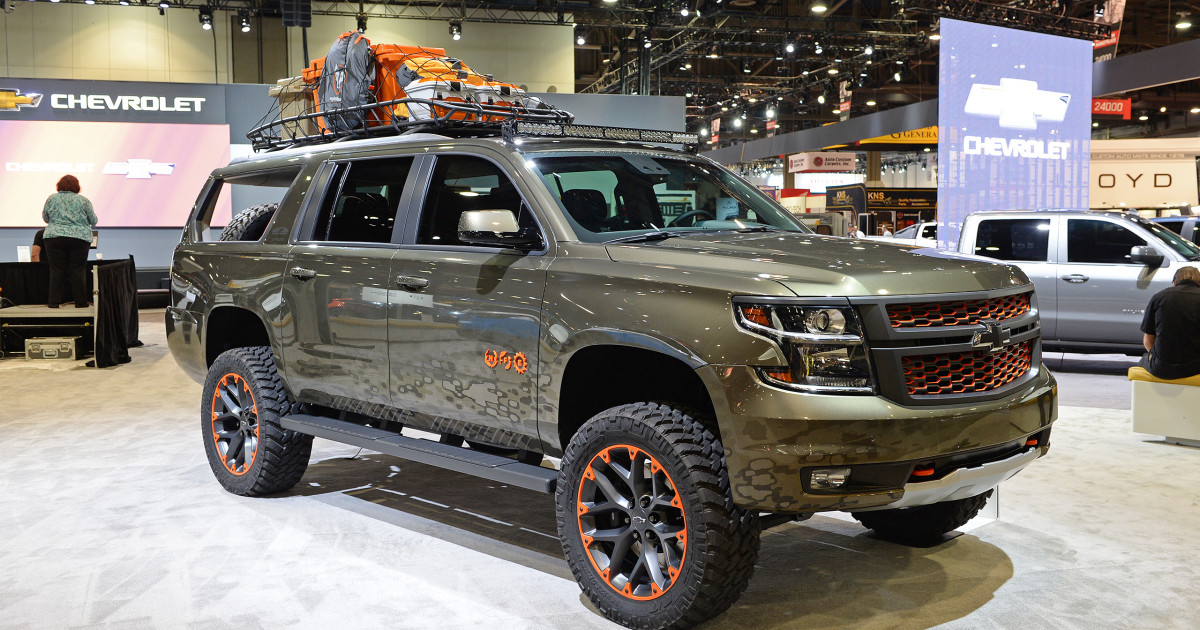 Luke Bryan Chevy Suburban is a rolling hunting blind - Autoblog
