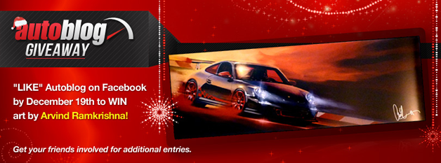 Autoblog Holiday Giveaway 2/5: Win the art of Arvind Ramkrishna! - Autoblog