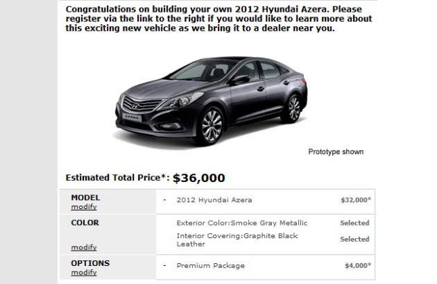 Help Hyundai build the 2012 Azera by... building a 2012 Azera - Autoblog
