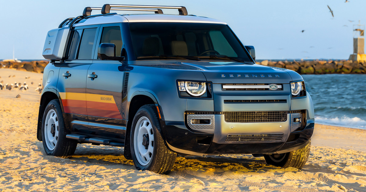 Land Rover Defender gets limited edition Beach Break model - Autoblog