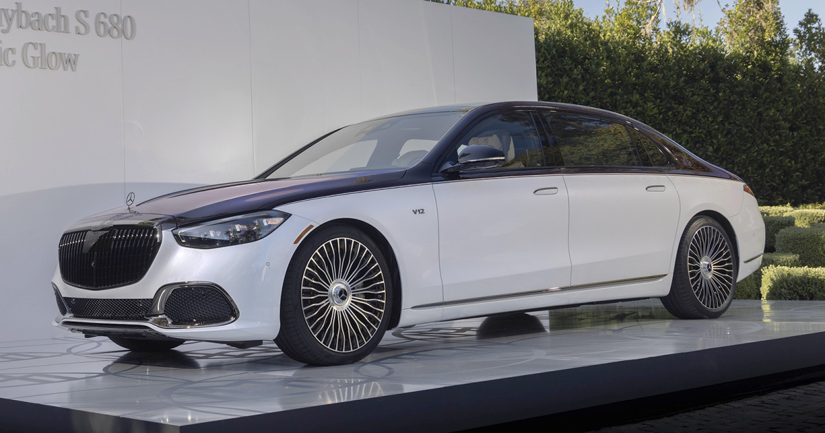 2025 Mercedes-Maybach S 680 Edition Nordic Glow has a long name for a ...