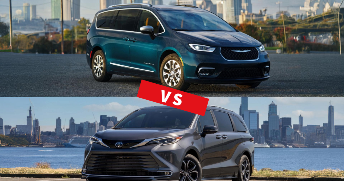 2025 Chrysler Pacifica PHEV vs Toyota Sienna Hybrid: Efficient family ...