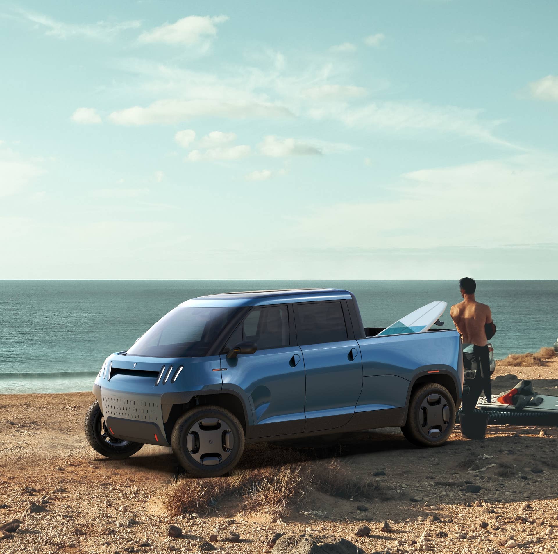 This Tiny EV Truck Can Take On The Toyota Tacoma - Autoblog