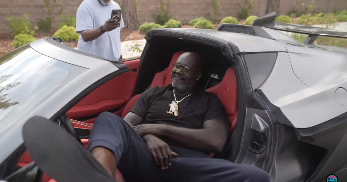 Shaq’s New Corvette Z06 Makes Every Other Sports Car Look Small - Autoblog