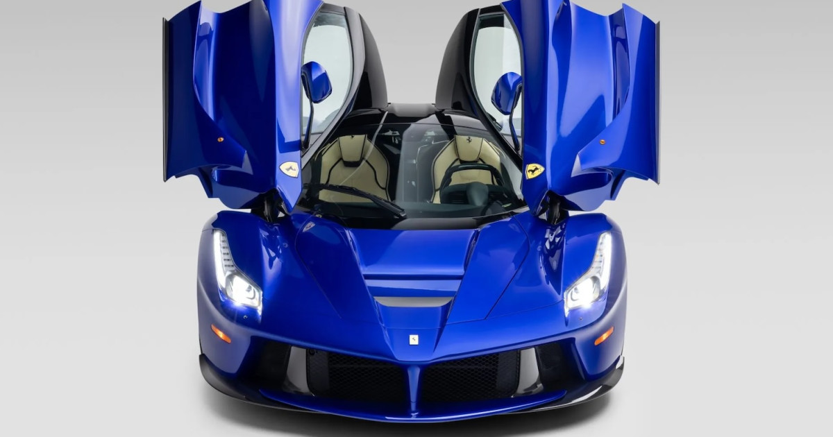 Blu Elettrico: The Rarest Ferrari LaFerrari in America - Autoblog
