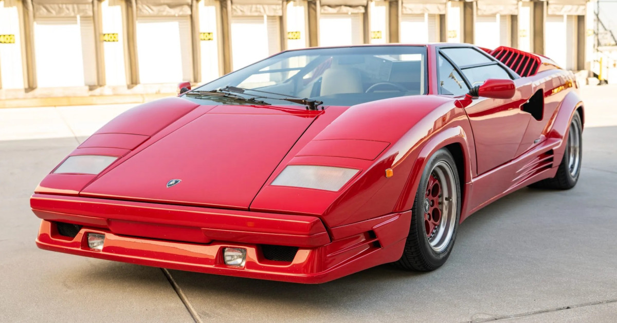 Rare 1989 Lamborghini Countach 25th Anniversary For Sale With 7,000 ...