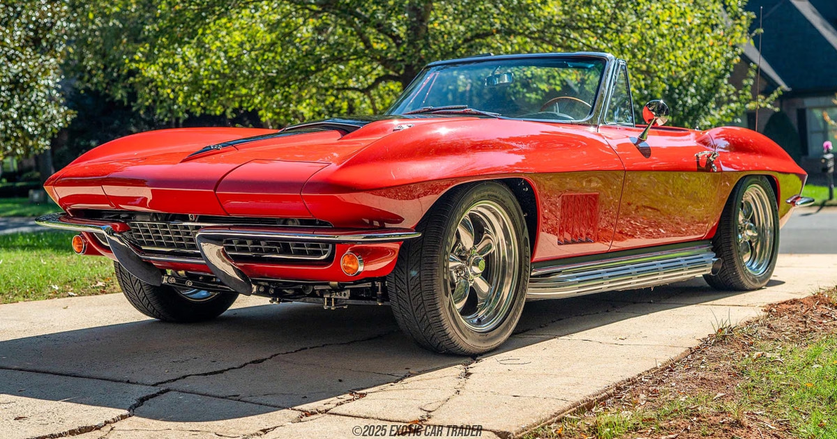 1967 Chevrolet Corvette Convertible For Sale With Modern LS7 Under the ...
