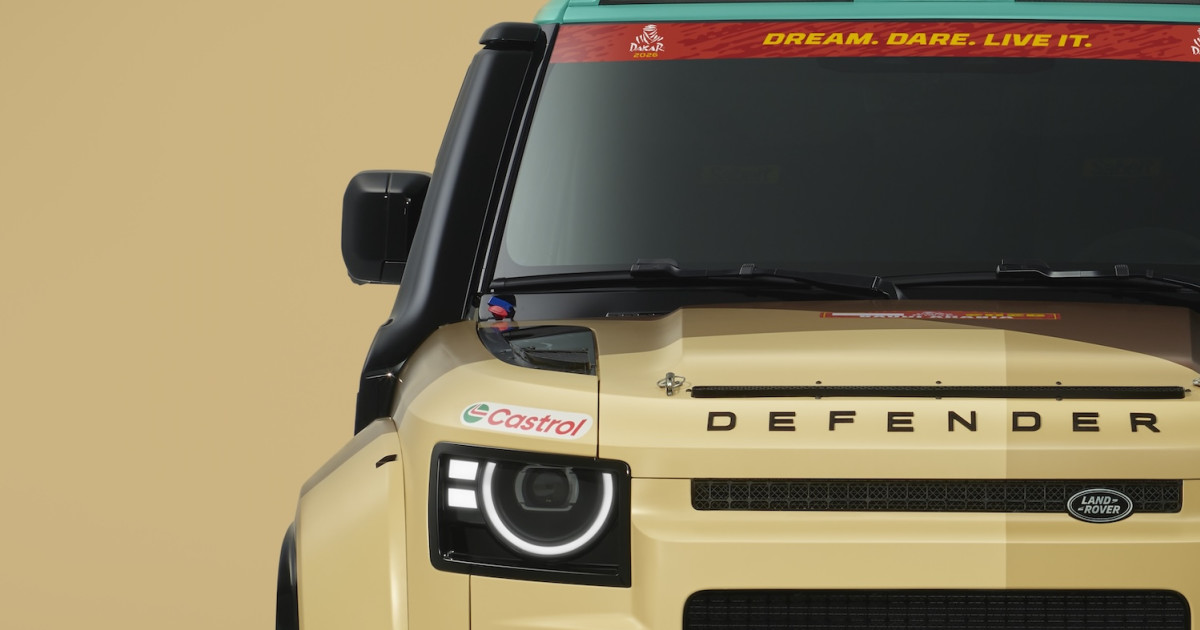 Land Rover Returns to Dakar With a Twin-Turbo V8 Defender Featuring ...