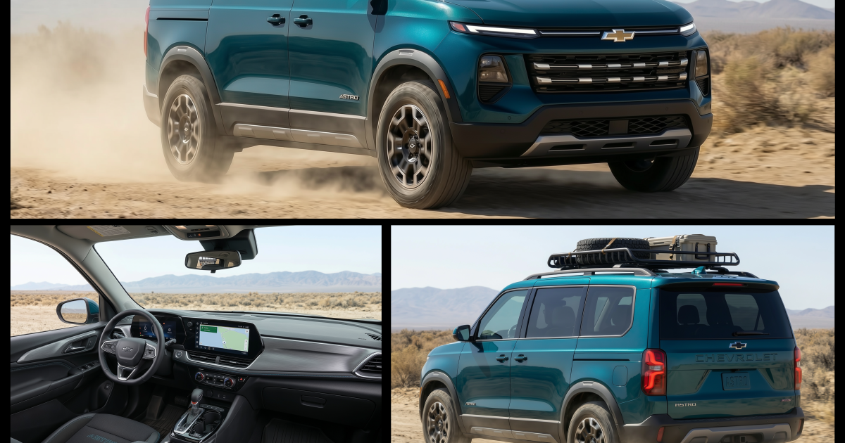 Should Chevrolet Revive the Astro Van on the Colorado’s Body-On-Frame ...