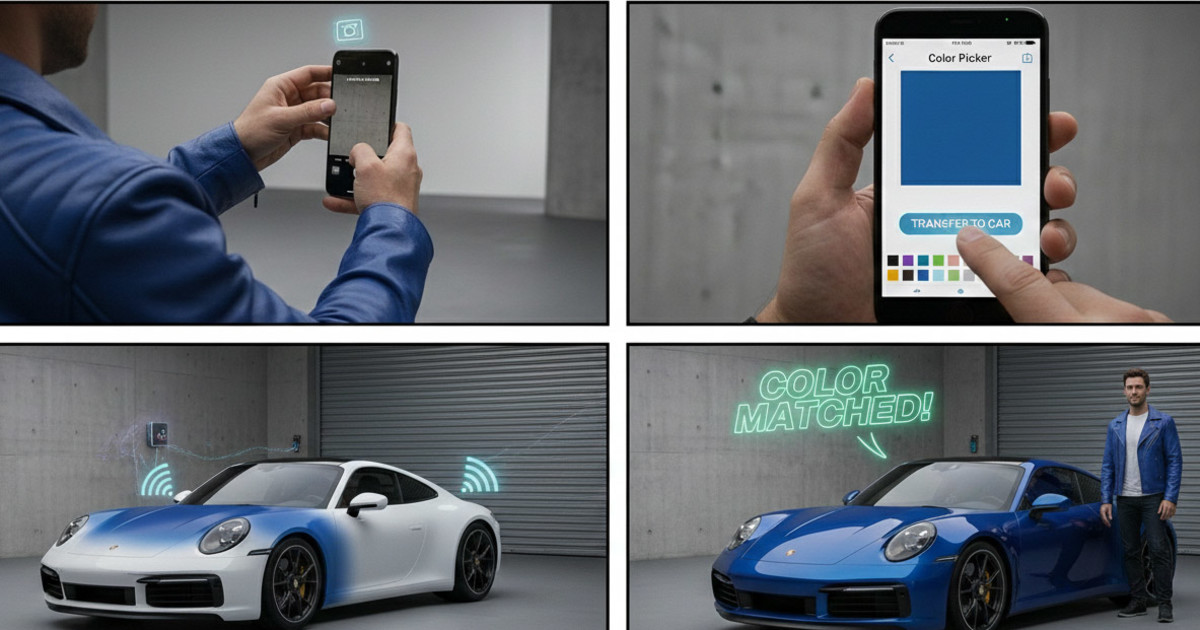 Porsche Wants Car Paint That Can Copy Any Color You See - Autoblog