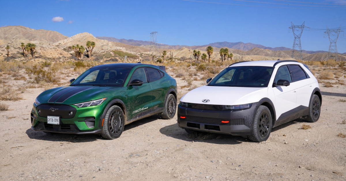 I Drive the 2025 Ford Mustang Mach-E Rally and Hyundai Ioniq 5 XRT Back ...
