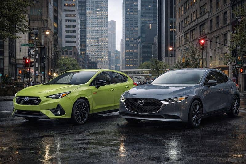 2026 Subaru Impreza RS and Mazda 3 Carbon Edition: Affordable, Well ...