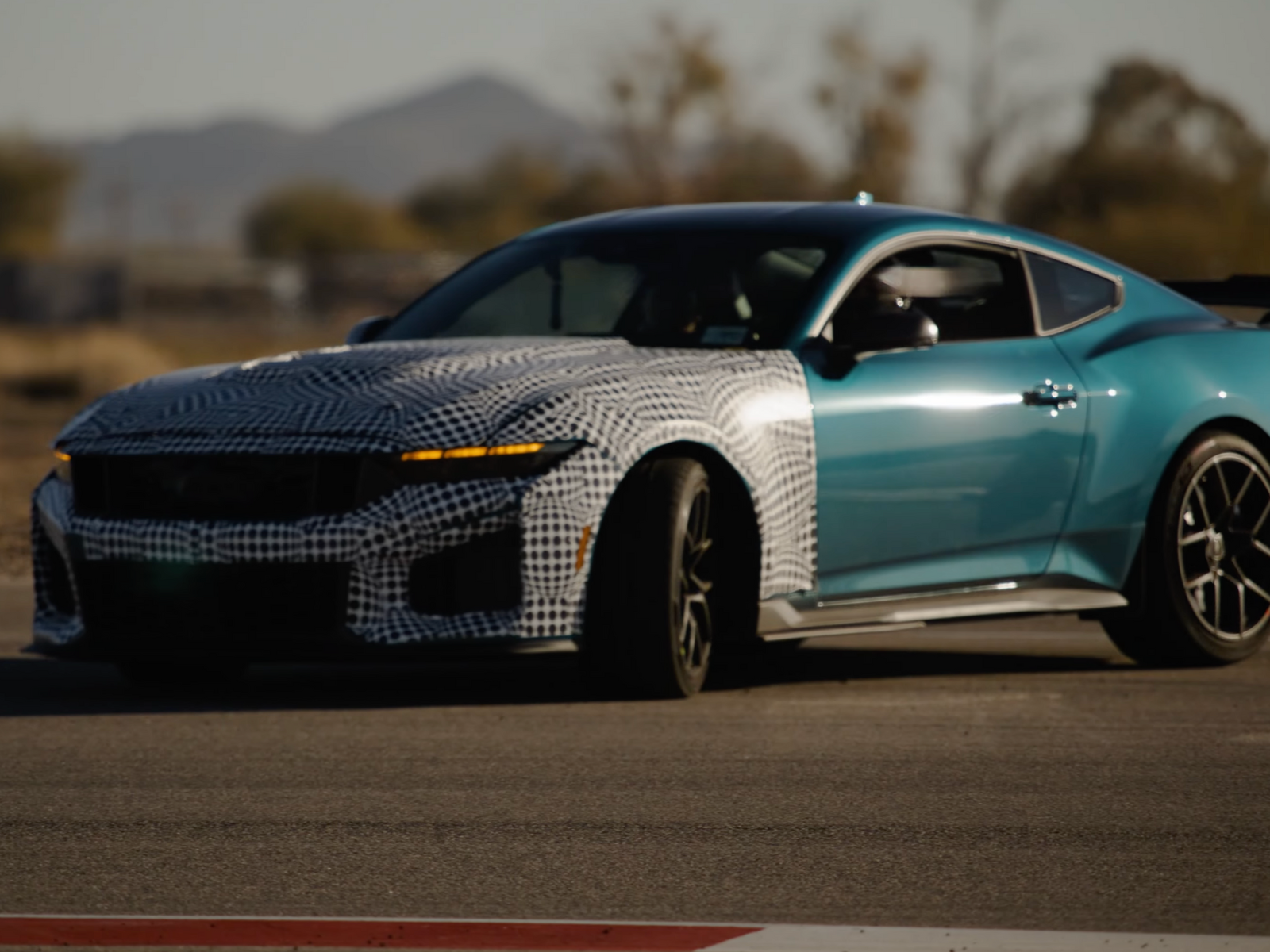 Ford’s Mustang Dark Horse SC Targets Porsche and BMW on the Track ...