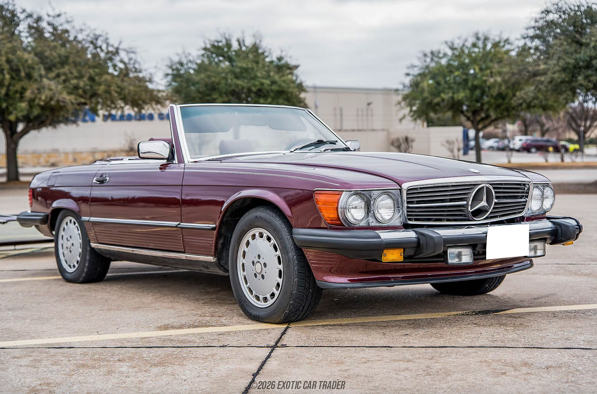 Gorgeous Cabernet Red 1988 Mercedes-Benz 560SL For Sale For $... - Autoblog