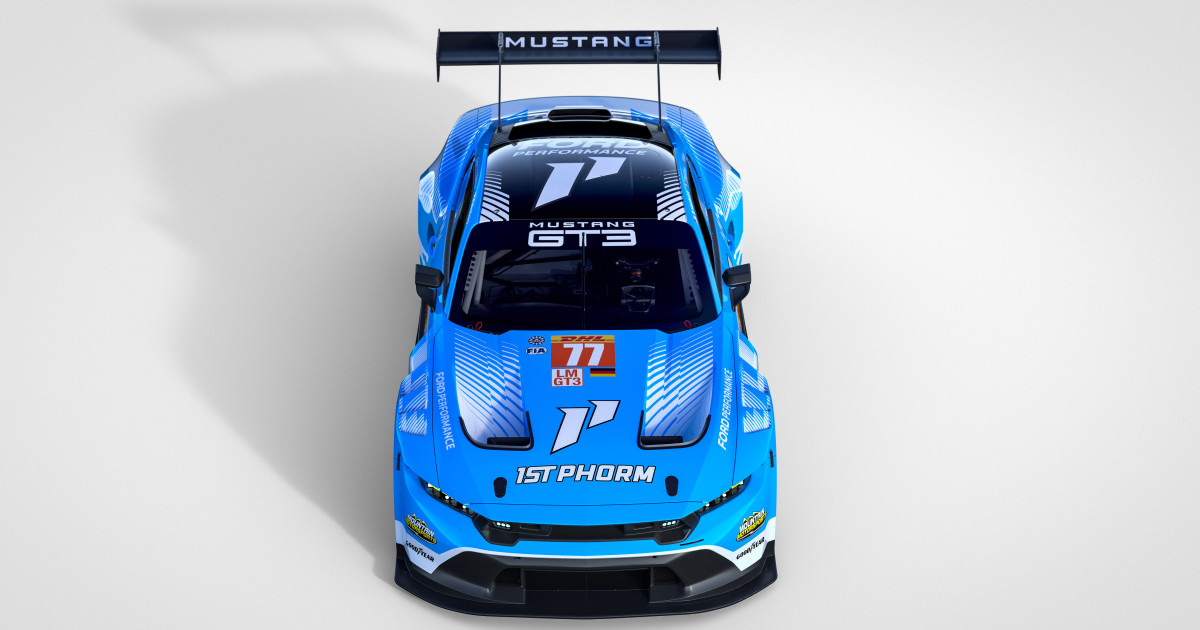 Ford reveals various Mustang GT3 race car liveries for series around ...